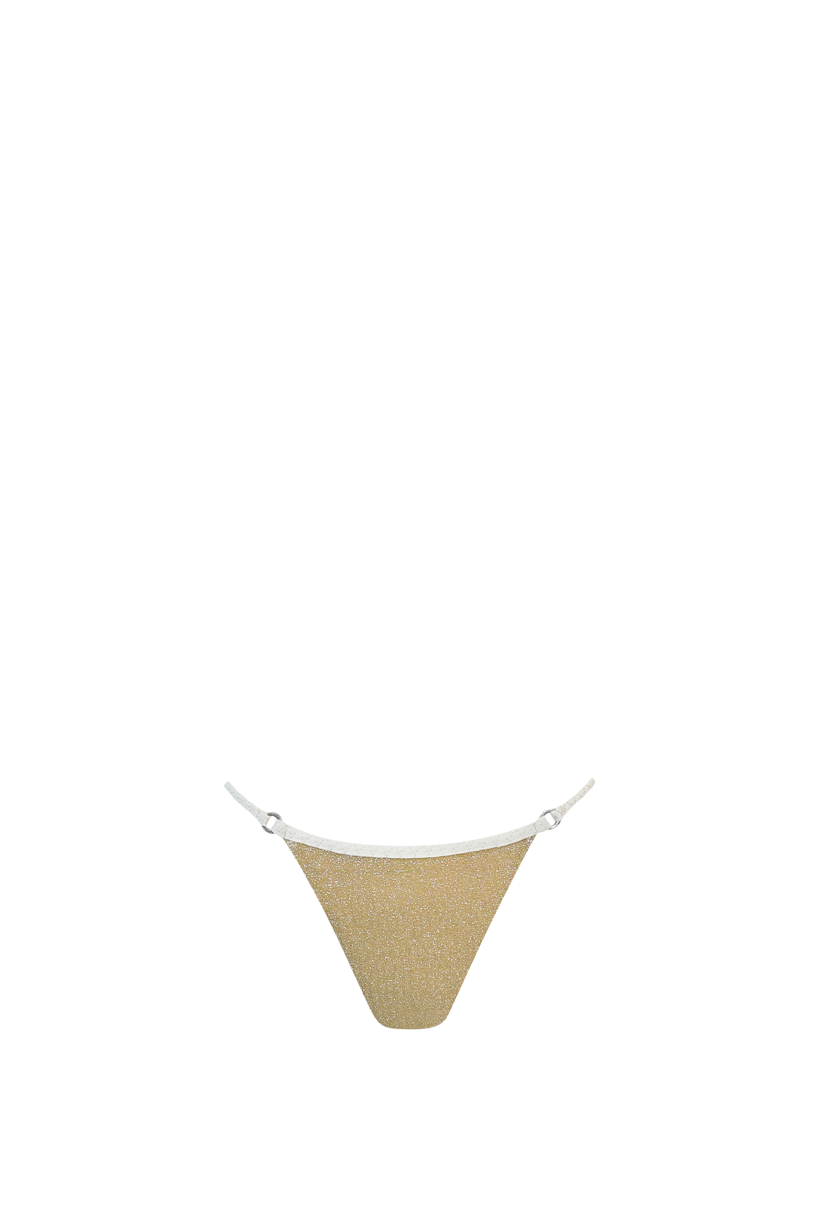 Ivory Glitter Brazilian Bikini Bottom Hanne Bloch