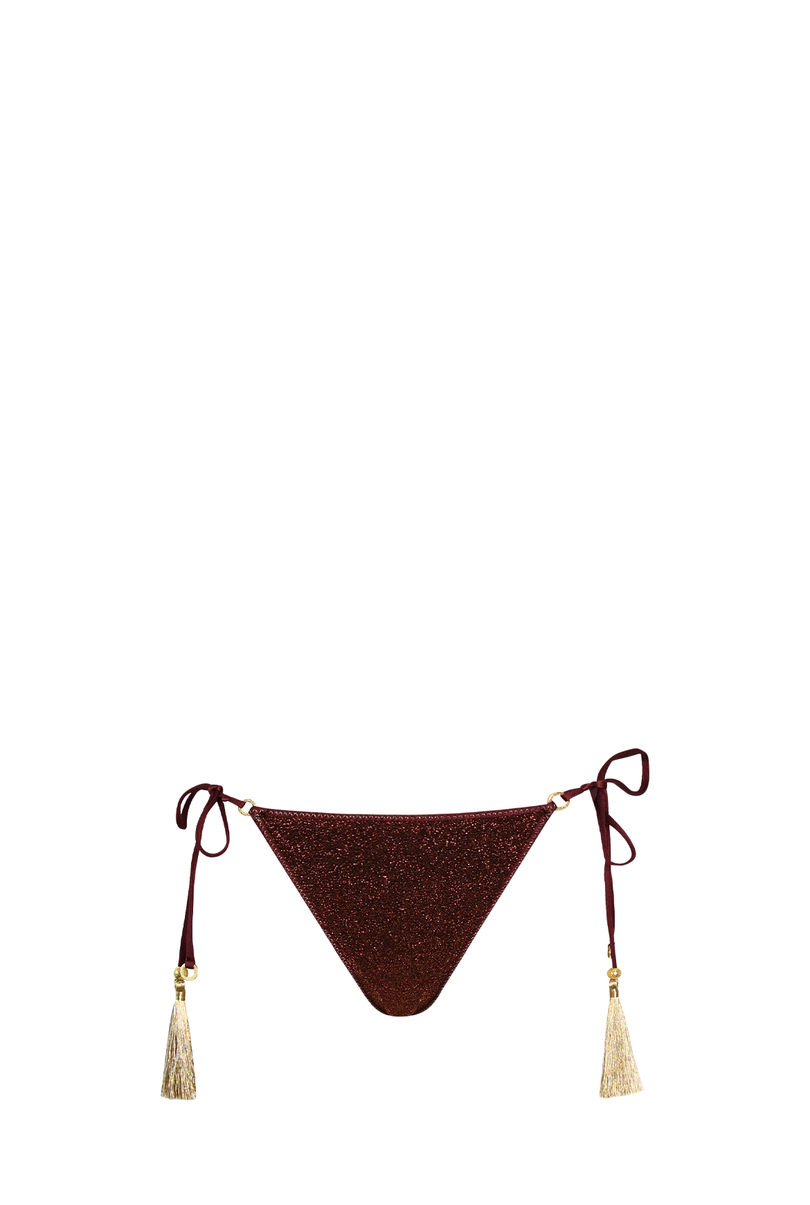 Bordeaux Glitter Triangle Bikini - Bottom – HANNE BLOCH