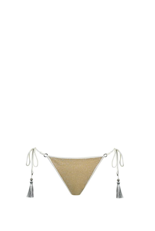 Ivory Glitter Triangle Bikini - Bottom – HANNE BLOCH