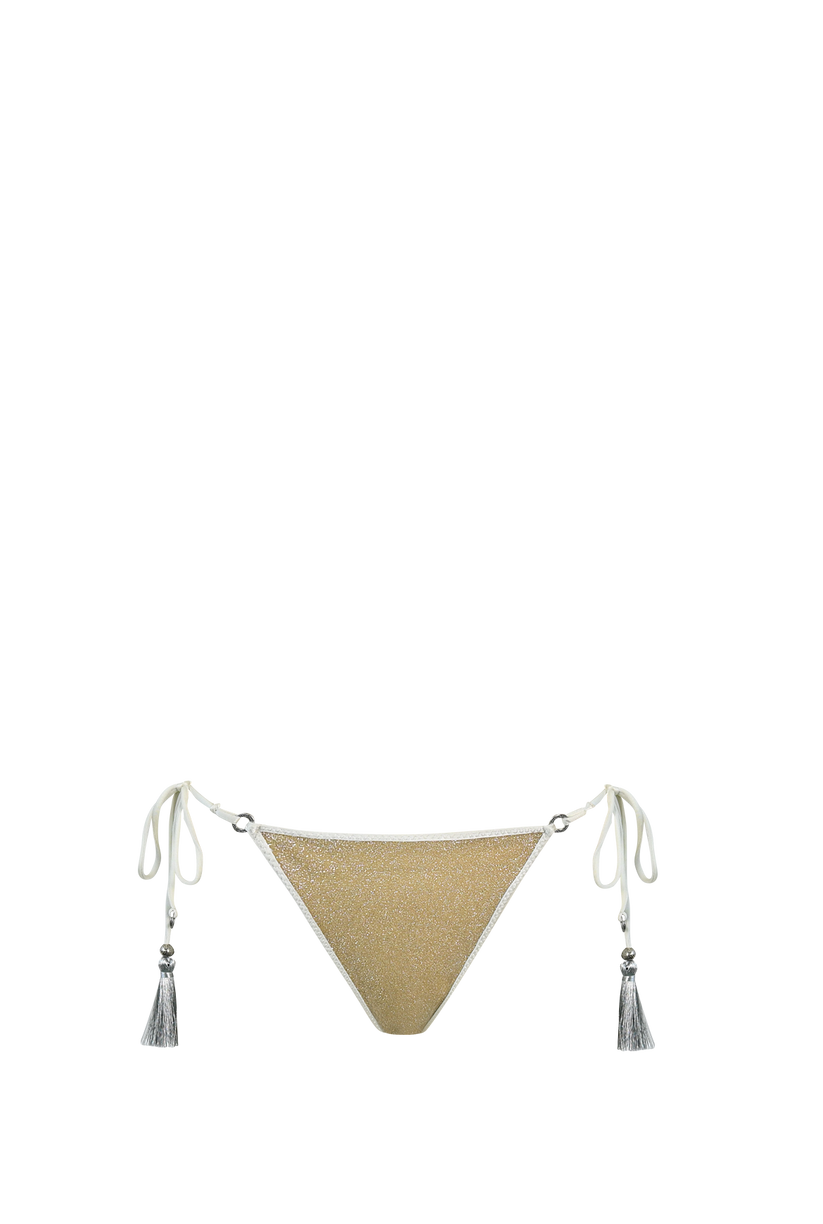 Ivory Glitter Triangle Bikini - Bottom – HANNE BLOCH